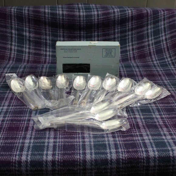 Dining | Nos American Collectors Guild Wm Rogers Presidential Spoon Set ...